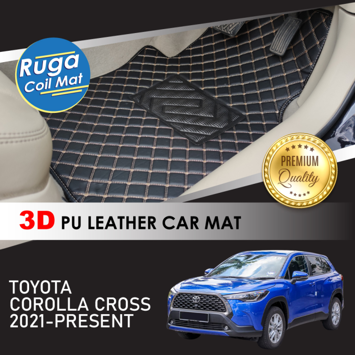 TOYOTA COROLLA CROSS ( 2021 - 2025 ) 3D PU Leather Car Carpet 3D Car ...
