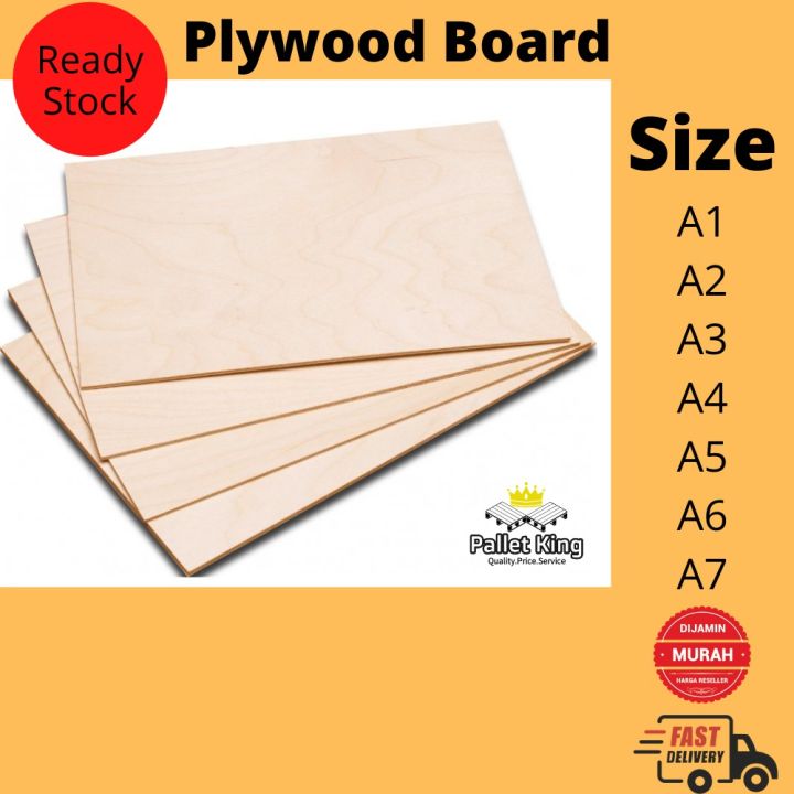 Plywood Sheet 3mm 6mm 9mm | Plywood A2 | Plywood A3 | Plywood A4 ...