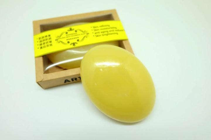 100% HANDMADE Natural GOLDEN GAMAT (sea cucumber) Soap 1EACH approx ...