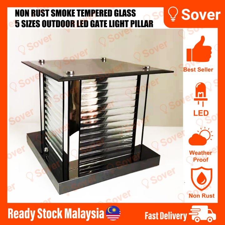 Latest Modern Minimalist Stainless Steel Pillar Lamp / Gate Light | Lazada