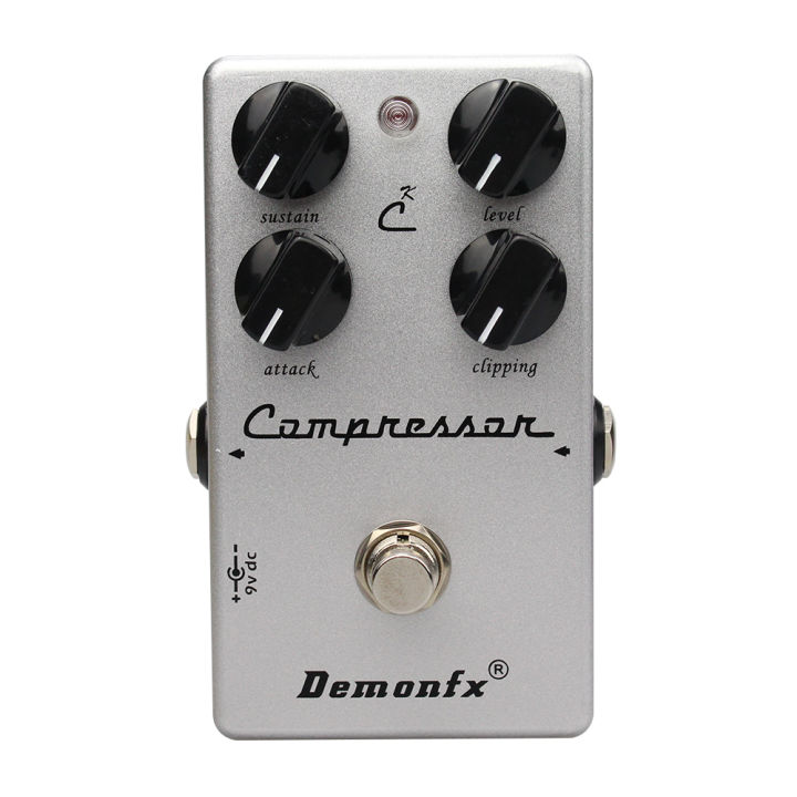 Demonfx High Quality CK (C4) Compressor Guitar Effect Pedal 4-Knob ...