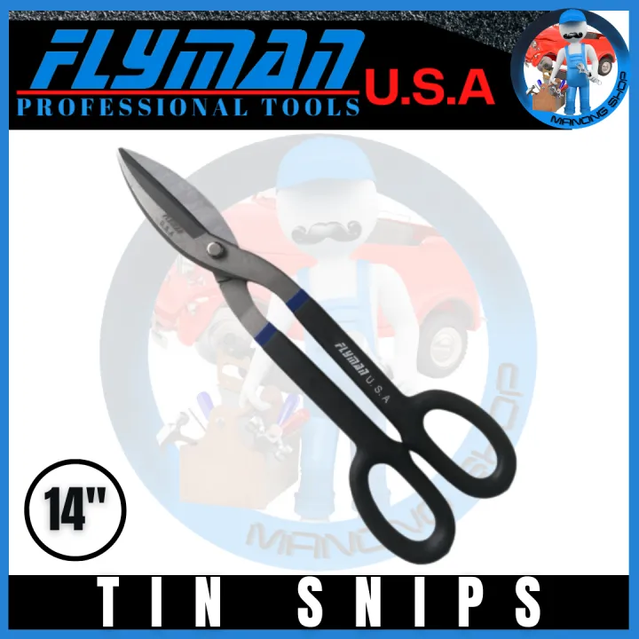 Manong Shop Flyman Tinman Snip 14" Gunting Yero Roof Cutter Metal Sheet ...