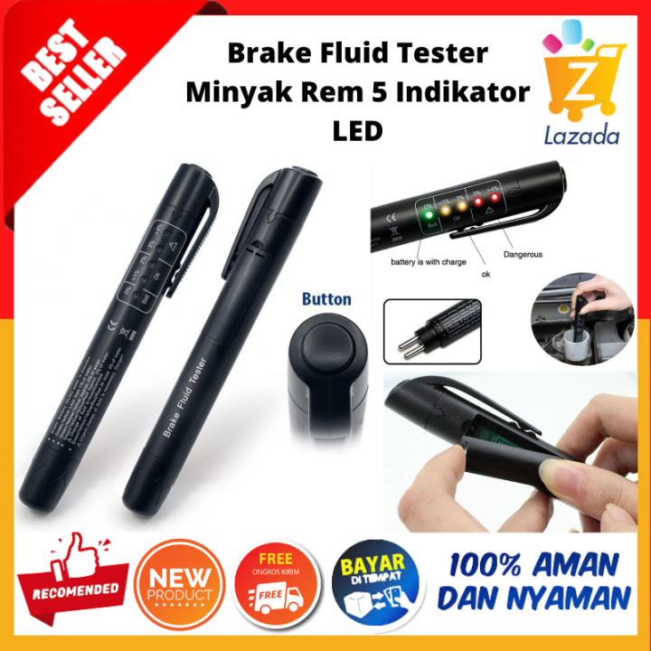 [BISA COD] Alat Ukur Indikator / Alat Test Minyak Rem / Brake Fluid ...