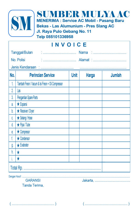 CETAK NOTA 1/4 FOLIO 2 RANGKAP | CETAK NOTA CUSTOM 2 PLY | CETAK NOTA ...