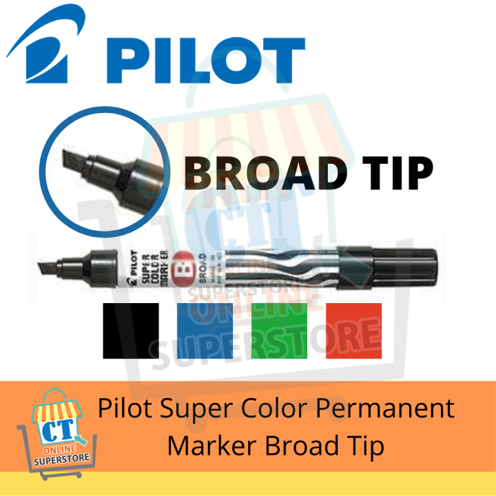 Pilot SC-B Super Color Permanent Marker BROAD TIP | Sold per pc | Lazada PH
