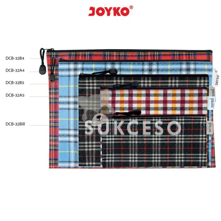 Joyko Document Bag Dcb 32 A4 B4 B5 Bill Map Tas Dokumen Murah