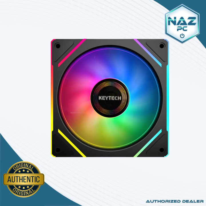 KEYTECH PRISM 3 IN 1 ARGB FANS BLACK/EC=XTRA FANS BLACK | Lazada PH