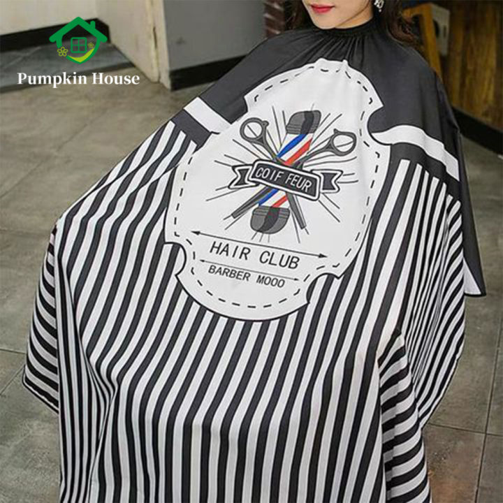 Hair Cutting Cape Hairdressing Gown Barber Cloth green barber quilt ...