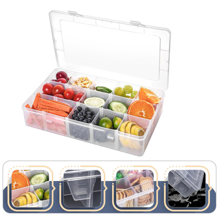 xiaxuannai Dishwasher Safe Storage Box Large Capacity Bpa Free Snack ...