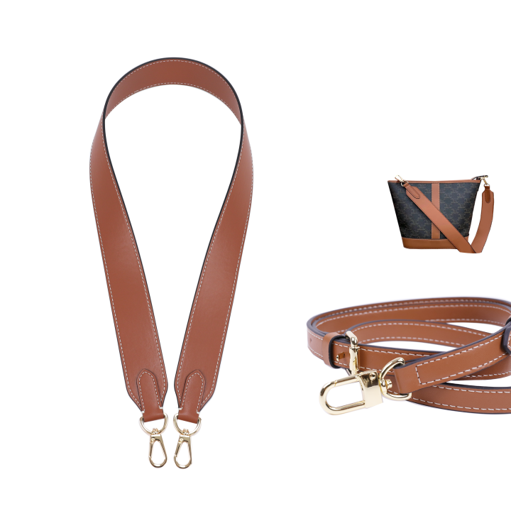DGAZ Shoulder Strap Fits for Celine Bucket Bag PU Leather Crossbody ...