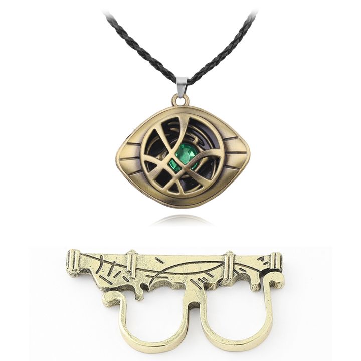 Marvel Avengers Dr Strange Necklace Ring for Men Doctor Strange สร้อยคอ ...