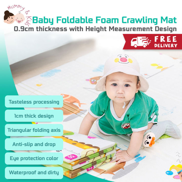 Foldable Baby Play Mat XPE Crawl Mat Playmat 200 x 180 x 1.5cm Crawling ...