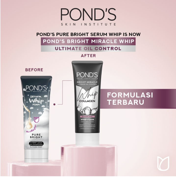 Ponds Bright Miracle Ultimate Oil Control WHIP Collagen Whip Foam - 100 ...