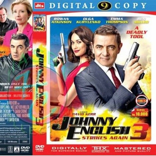 KASET DVD FILM MR BEAN JOHNNY ENGLISH-DVD JOHNNY ENGLIS STRIKE AGAIN-DVD JOHNNY ENGLISH 2-KASET ...