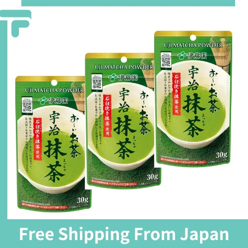 ITO EN Oi-Ocha Uji Matcha 30g x 3 Authentic matcha made from stone ...