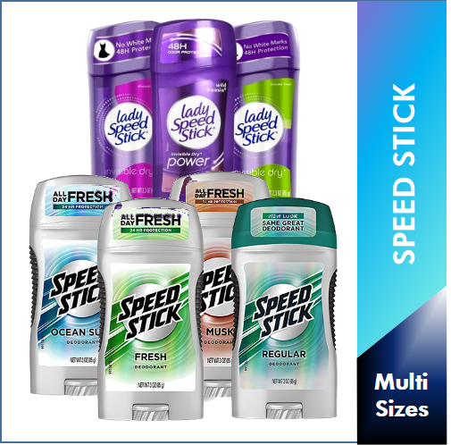 Lady / Men Speed Stick Antiperspirant / Deodorant, 39.6g-85g | Lazada ...
