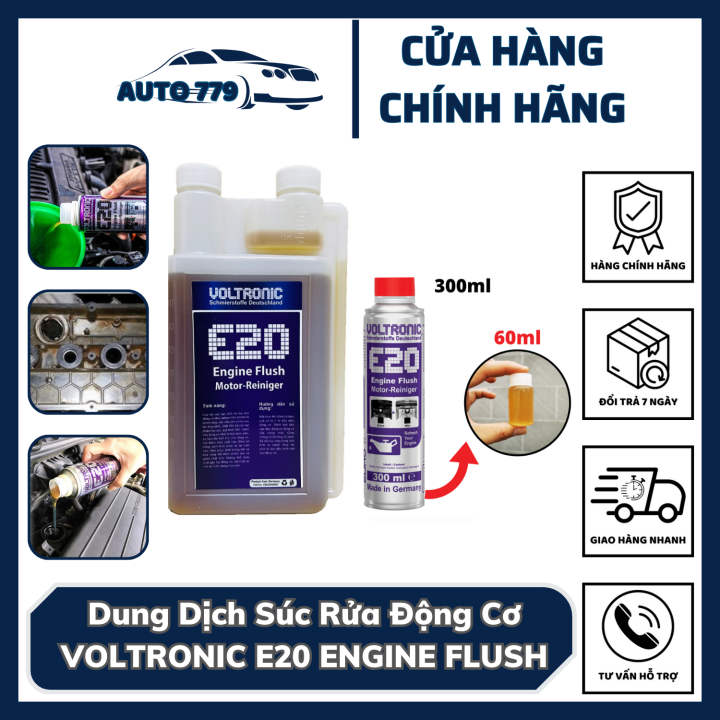 Dung Dịch Súc Rửa Động Cơ VOLTRONIC E20 ENGINE FLUSH | Lazada.vn