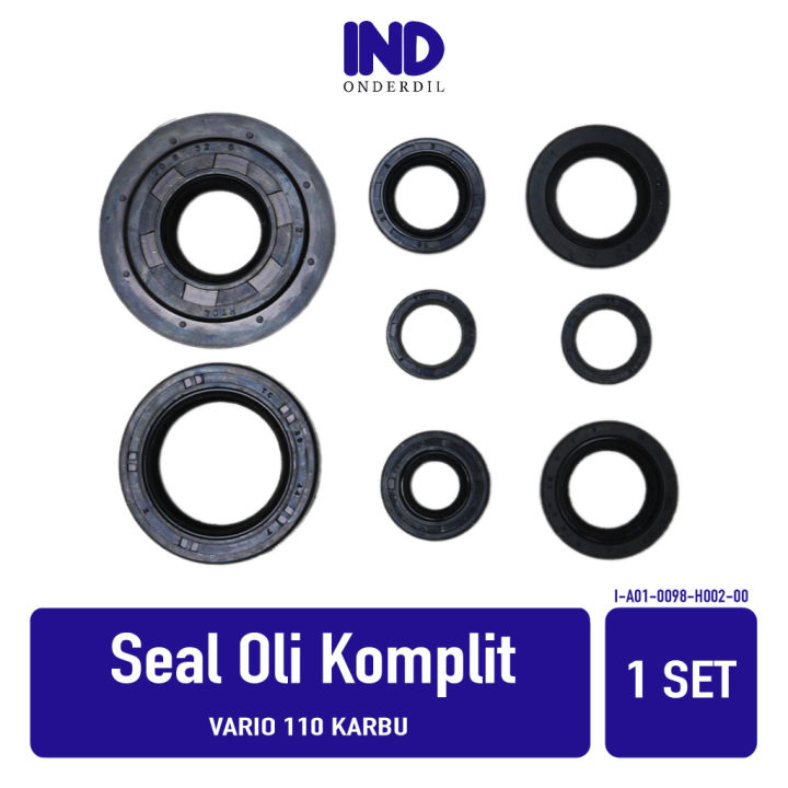 Sil-Seal Oli-Oil Assy Set-Kit-Komplit-Lengkap Vario 110 Karbu-Lama-CW ...