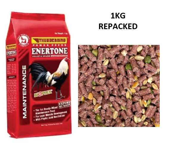 Thunderbird Power Feeds Enertone Pellet and Grains Repacked 1kg | Lazada PH