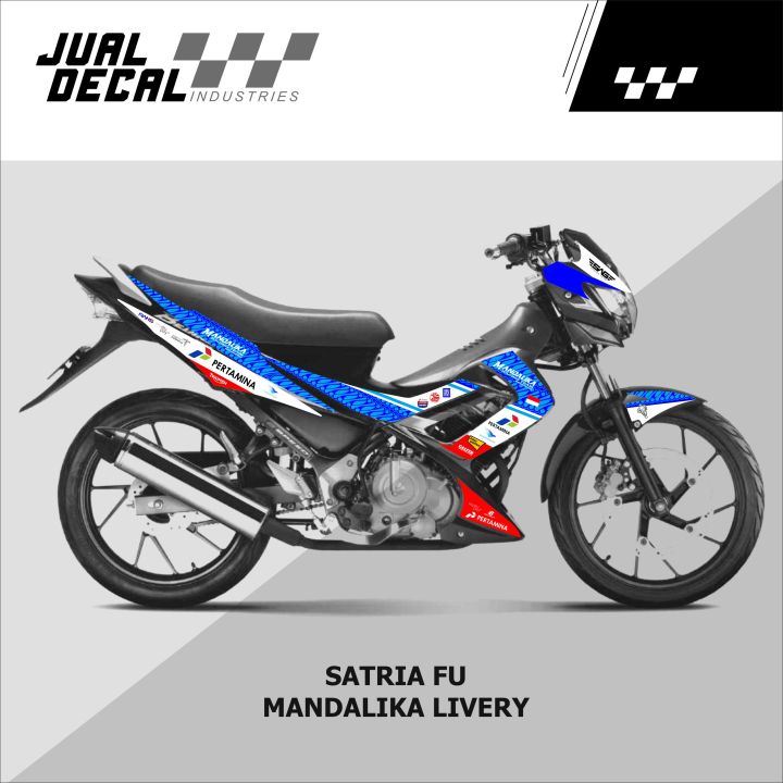 Striping Satria FU Old 2008 2009 2010 2011 2012 2013 Variasi | Stiker ...