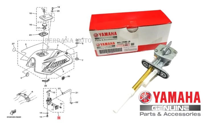 KRAN BENSIN RX K RXK RX KING ORIGINAL YAMAHA 3KA-F4500-20 | Lazada ...