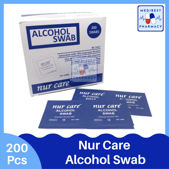 Nur Care Alcohol Swab (200'S) | Lazada