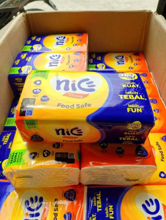 PAKET 10 PCS TISU NICE 180 SHEETV 2 PLY- PAKET 10 CLEANPLUS GROSIR ...