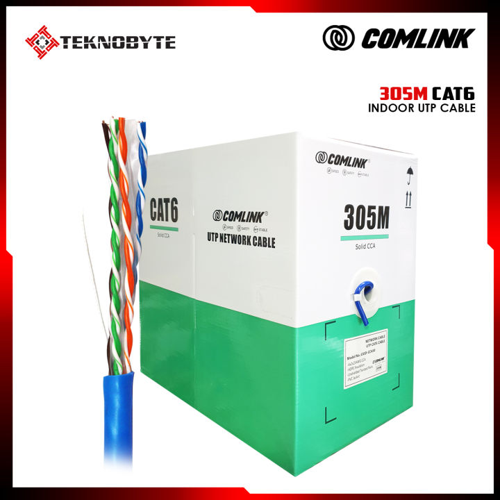 Comlink Indoor Cat6 UTP Cable 305M | Lazada PH