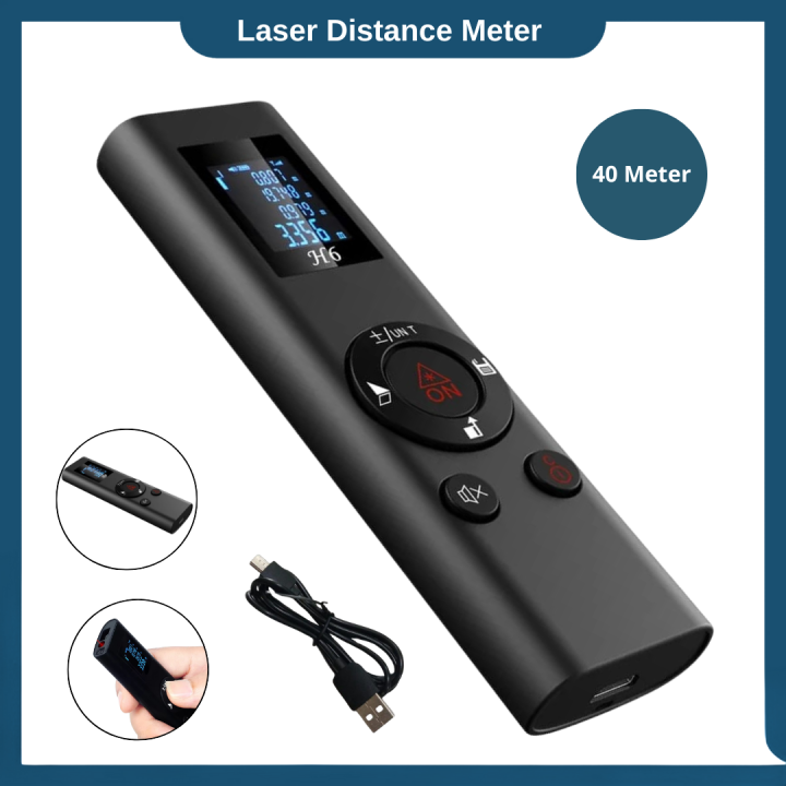 Alat ukur meteran modern laser meter digital laser distance 40 meter ...