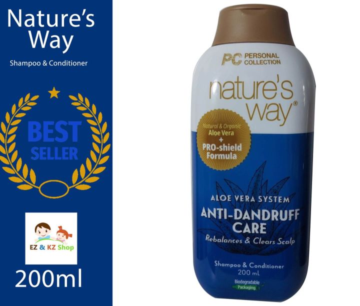 NATURE'S WAY Aloe Vera Shampoo & conditioner 200ml (Shine Care ...