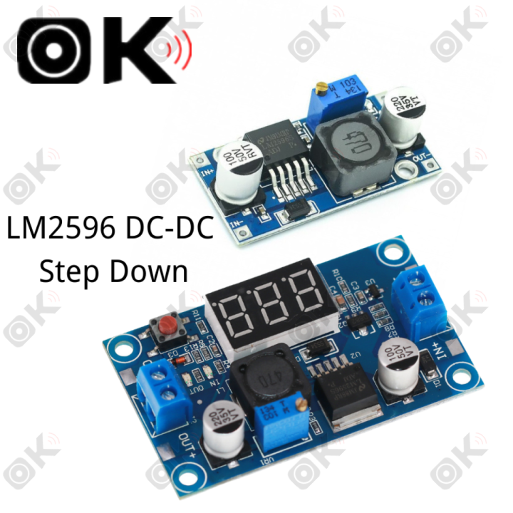 OKMUSIC LM2596 LM2596S DC-DC Buck Converter Step Down Module | Lazada.co.th