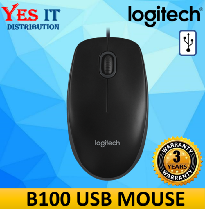 Logitech B100 Wired Mouse | Lazada