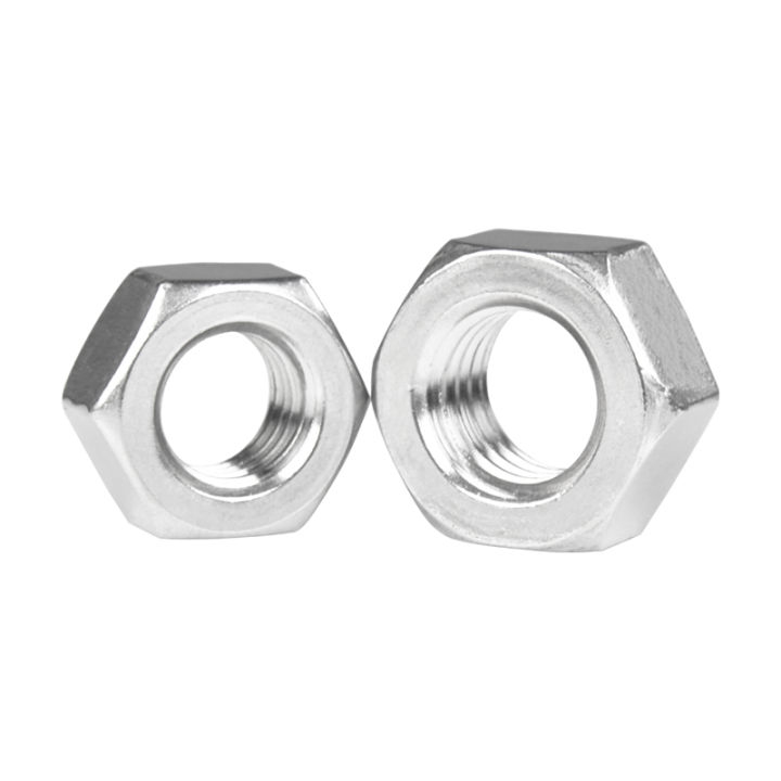 .304 Stainless Steel Hexagonal Fine-Toothed Thread Nut Nut Nut Teeth ...
