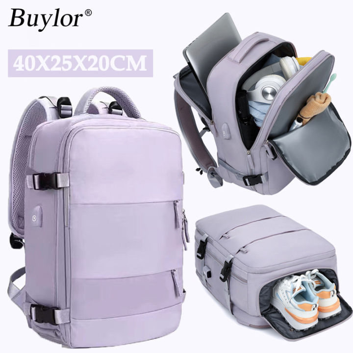 Buylor 40X25x20 Travel Backpack For Women Airplane Cabin Luggage ...