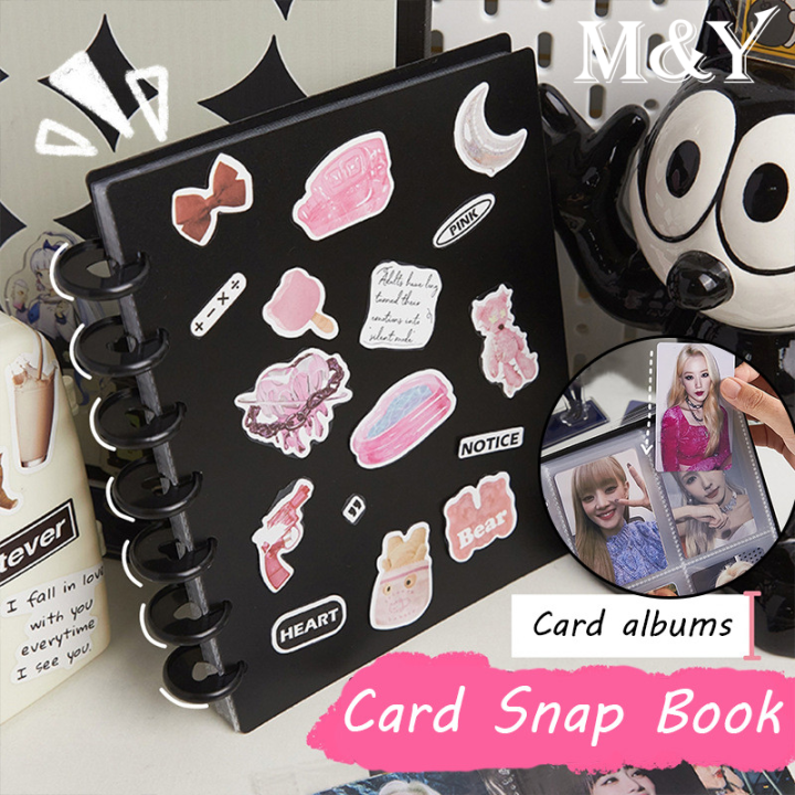 A5 20sleeves Mushroom Hole Kpop Bini Photocard Binder File Stationery ...