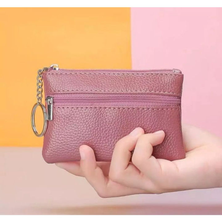 Dompet coin dua sleting/Dompet mini resleting/Dompet wanita simpel ...