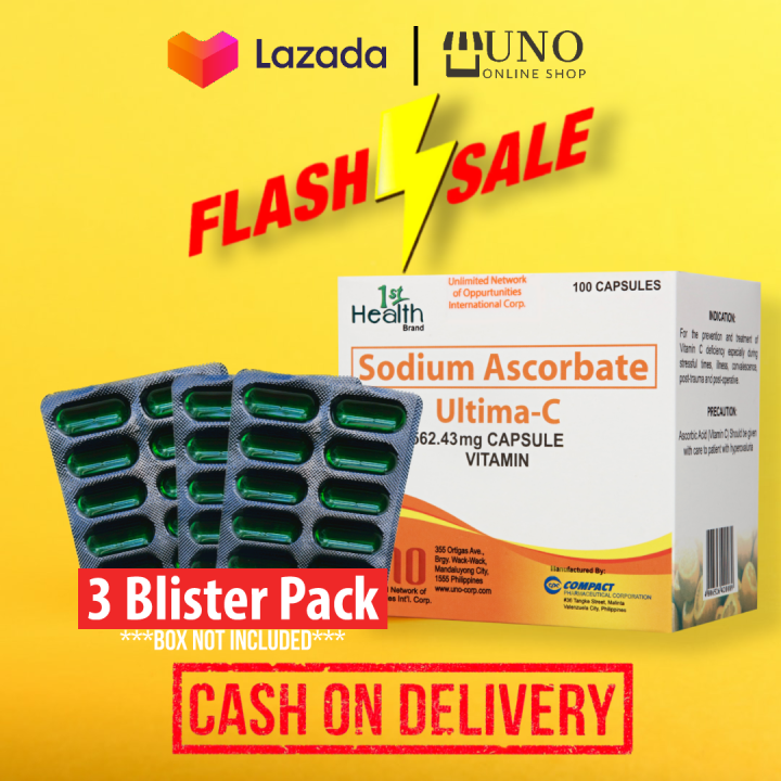 Ultima C Sodium Ascorbate 30 Capsule | Lazada PH