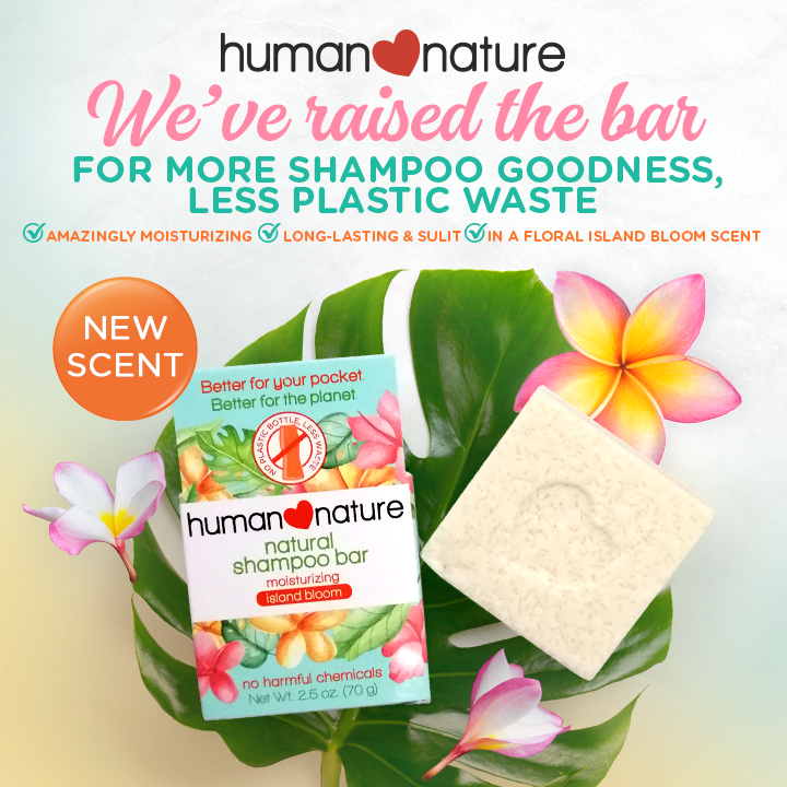 Human Nature Natural Shampoo Bar Moisturizing Island Bloom 70g | Lazada PH