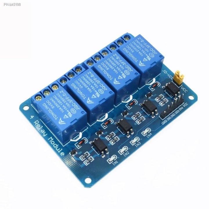4 Channel 5V Relay Shield Module Compatible with Arduino R3 MEGA 2560 1280 DSP ARM PIC AVR STM32 ...