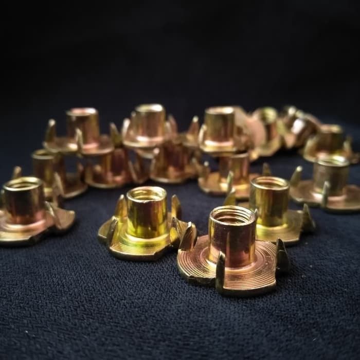 30 pcs TEE NUT (baut 10) M6 / T NUT (baut 10) M6 / MUR CAKAR (baut 10 ...