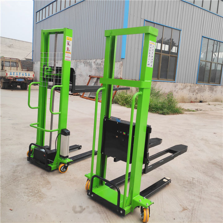 Electric truck-mounted forklift automatic loading and unloading ...
