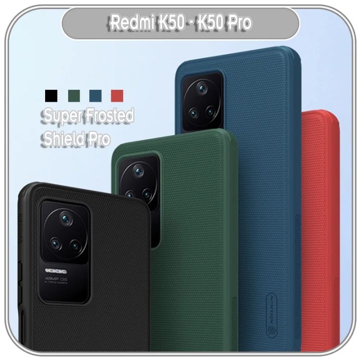 Ốp lưng cho Xiaomi Redmi K50 - K50 Pro Super Frosted Shield nhựa PC cứng Nillkin Pro hàng nhập ...