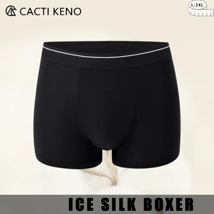 Cacti Keno 1 Piece Ice Silk Men's Boxer Briefs High Quality Men's Boxer ...