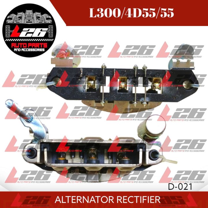 Mitsubishi L300 / 4D55 / 4D56 ALTERNATOR RECTIFIER D-021 10006-DE ...