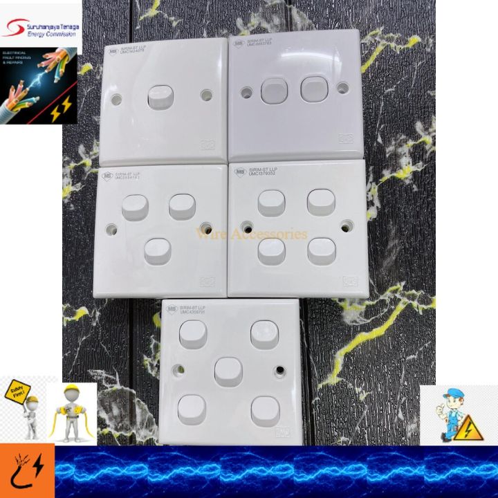 [Wireman Tools] ums series switch socket 1 gang 2 gang 3 gang 4gang ...