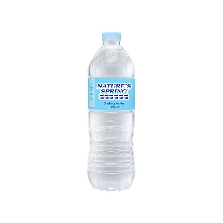 NATURE'S SPRING Purified Drinking Water 1L | Lazada PH