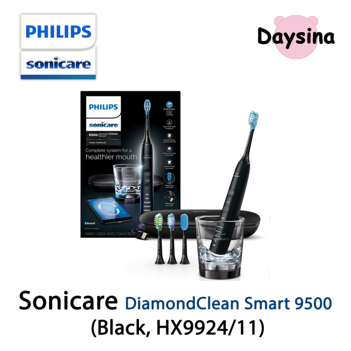 Philips Sonicare 9500 DiamondClean Smart, Rechargeable Electric Power ...