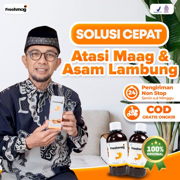 Original Freshmag Herbal Solusi Alami Atasi Masalah Maag dan Nyeri Asam ...