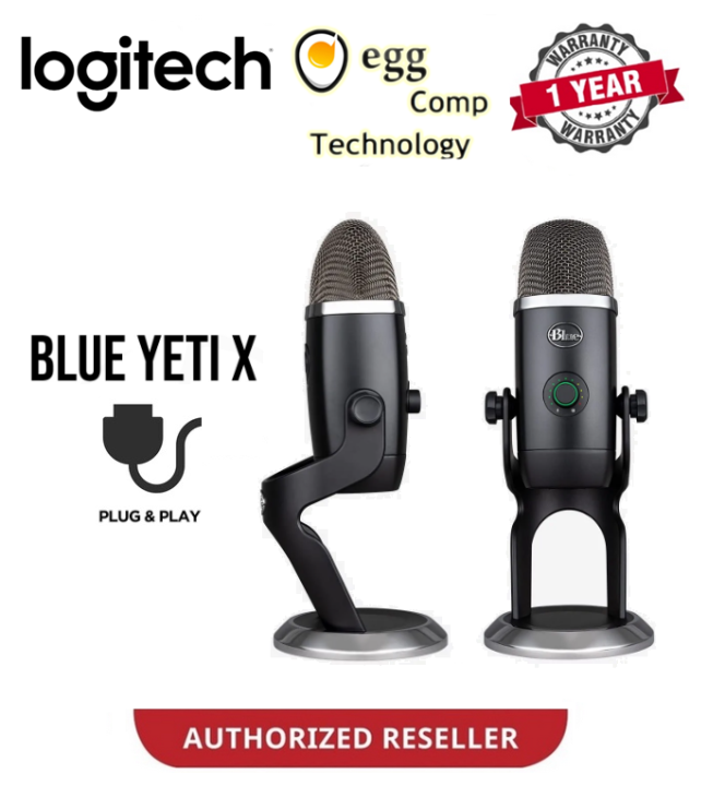 BLUE YETI X BLACKOUT ( LOGITECH ) Professional USB Microphone - Gaming ...