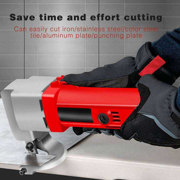 Electric Sheet Metal Shear 500W Handed Snip Scissor 2.5mm Cutter ...